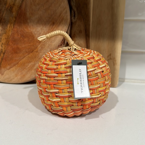 Threshold | Accents | Threshold Woven Rattan Pumpkins Set Of | Poshmark